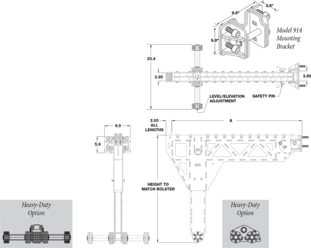 Quick Die Change Systems | Bolster Extensions | PFA, Inc.